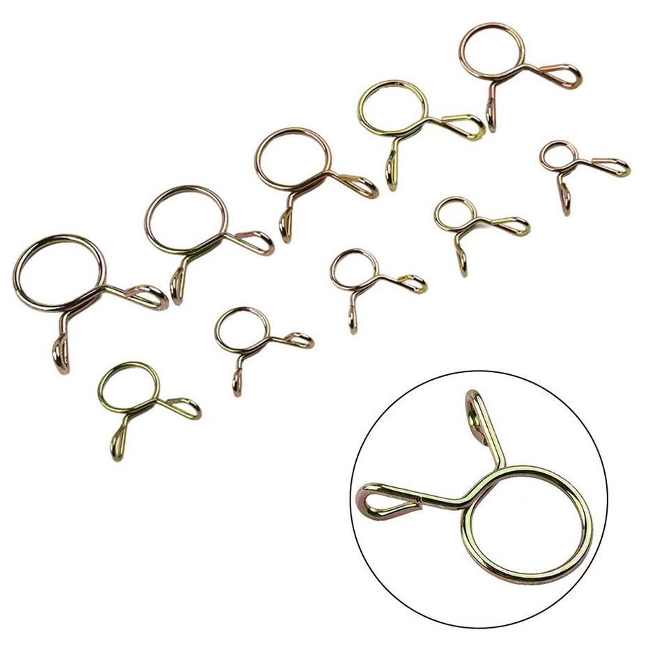 Multi Purpose 126Pcs Spring Clips for Secure Hose Lines 5mm 14mm ...