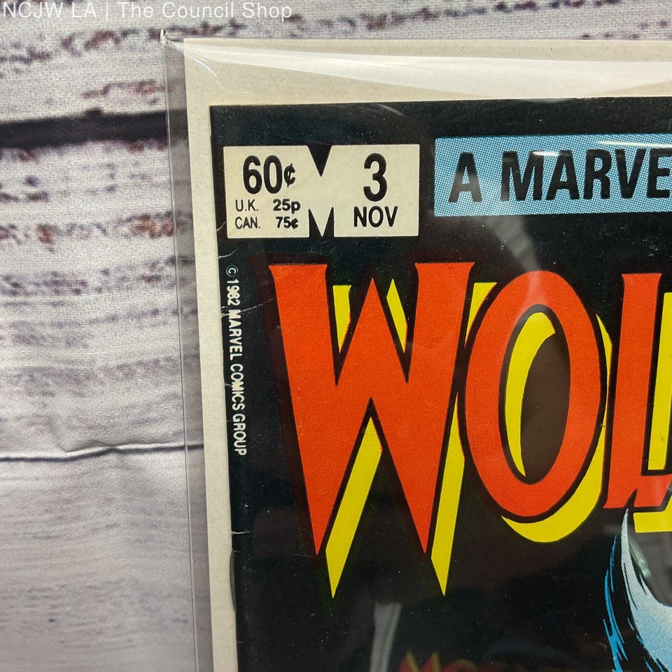 Wolverine #3 Marvel Comics Limited Series 1982 1/2 | eBay