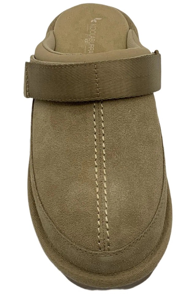 Koolaburra by UGG Backstrap Suede Clogs Tizzey Dessert Stone | eBay