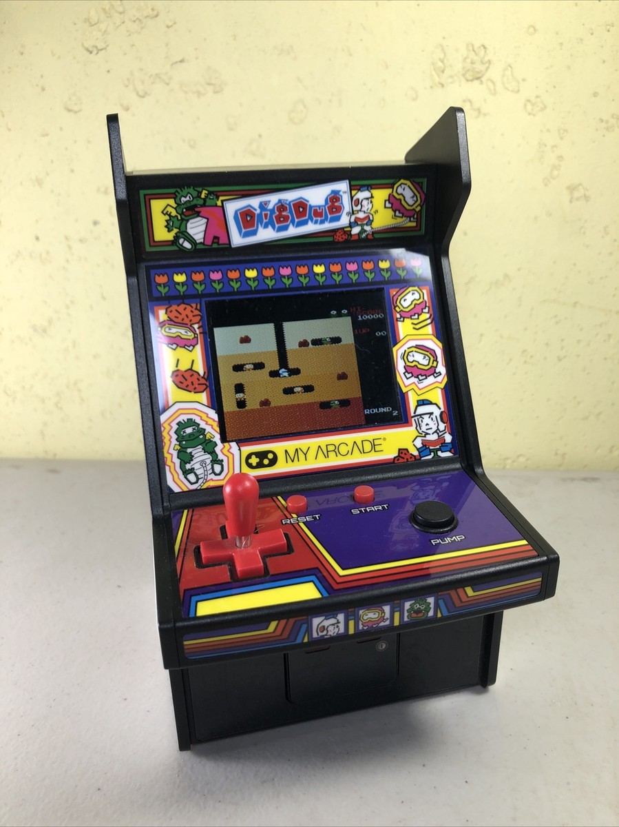 Old Arcade Game Dig Dug Namco Classic Collection Pac Man Rally X And