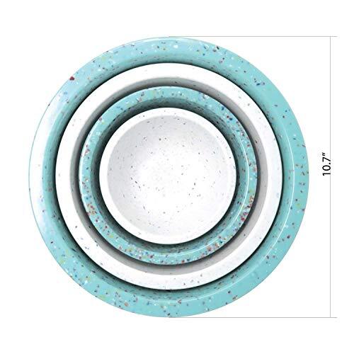 Confetti Mixing Bowl Set Nesting Bowls For Space Saving Storage Made ...