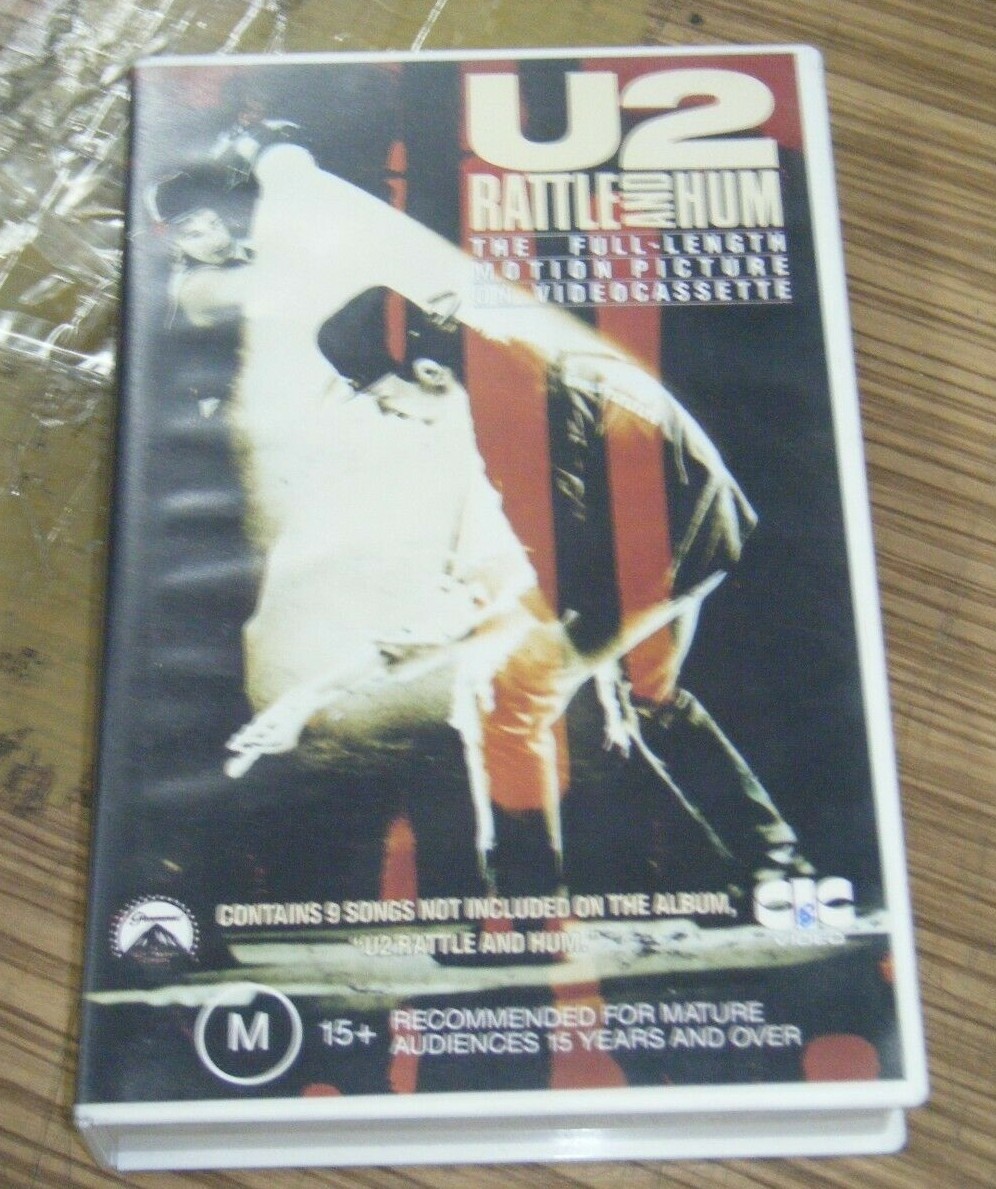 Vintage New Sealed VHS Movie - U2: Rattle And Hum [V1] | eBay
