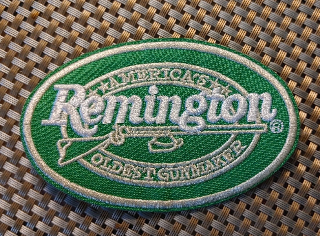 Remington Embroidered Patch Iron-On Sew-On US ship Cowboy Hunting Rifle Gun | eBay