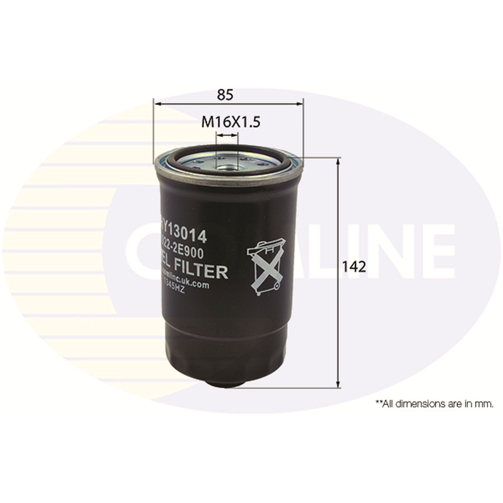 Fuel Filter For Kia Cerato LD 1.6 CRDi Comline 31922-2EA00 31922-3A810 ...