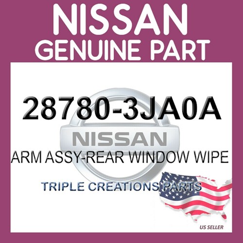 Genuine Nissan OEM 28780-3JA0A ARM ASSY-REAR WINDOW WIPE 287803JA0A | eBay