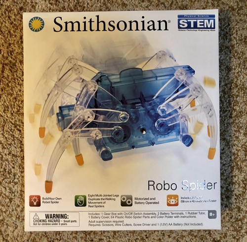 NEW Original Sealed Box Smithsonian Robo Robot Spider Build Kit #52278 ...