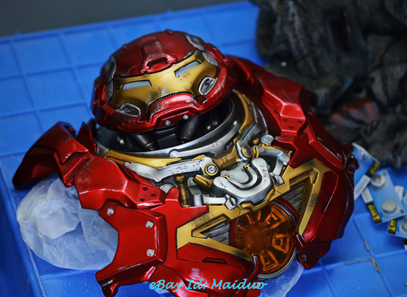 1/4 Hulkbuster Iron Man MK44 Statue Resin Model Collections Recast GK ...