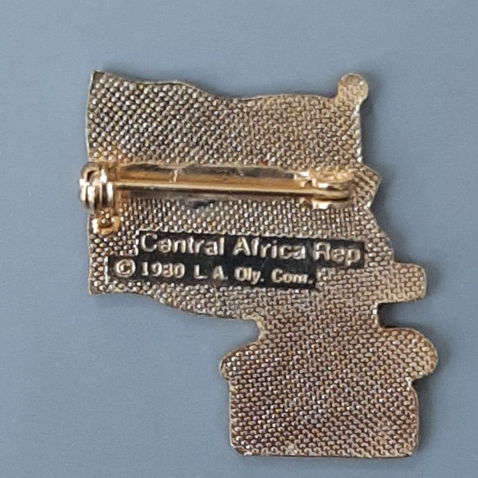 Coca Cola Pin Central African Republic 1984 Olympics Flag Pin Sam Eagle ...