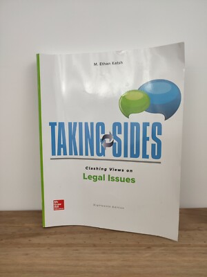 Taking Sides: Clashing Views on Legal Issues by M. Ethan Katsh | eBay