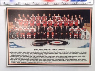 1995-1996 Philadelphia Flyers Picture Photo Postcard Hockey | eBay