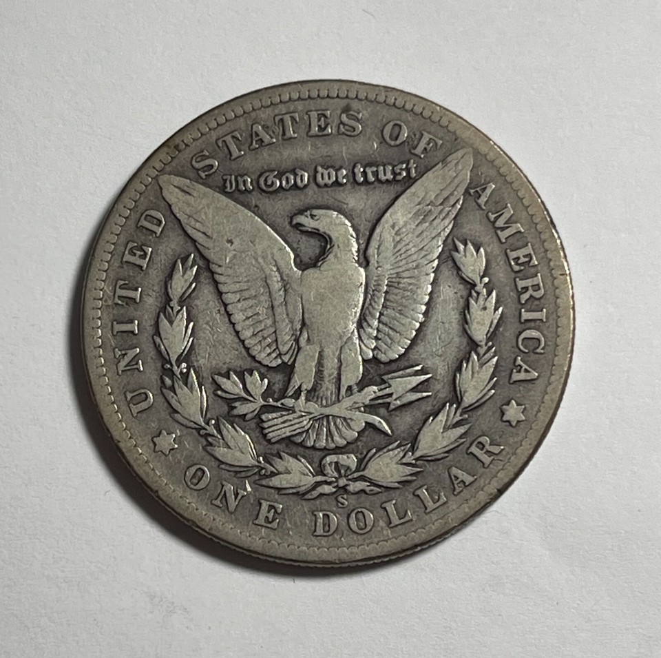 1904-S Morgan dollar (#17309) Nice VG-F Original small edge Planchet ...