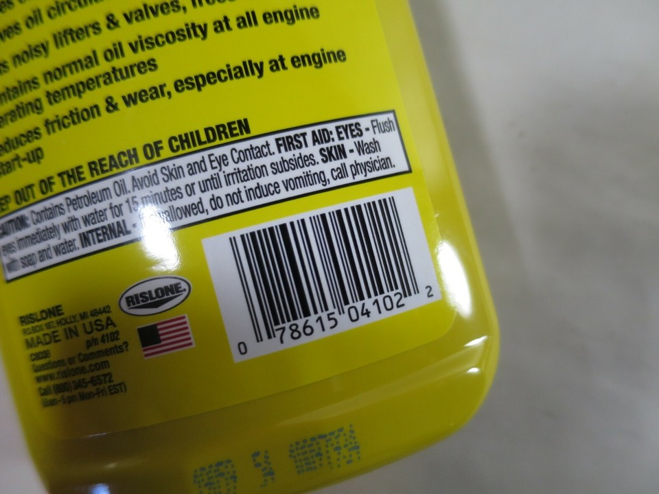 Rislone 4102 Engine Treatment Concentrate OIL Additive Restore Car ...