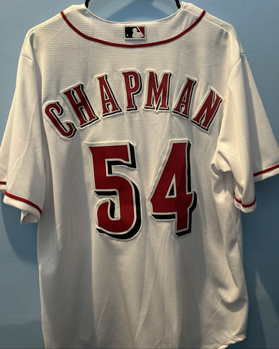 Majestic Cincinnati Reds With Chapman on Back #54 | eBay