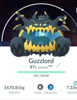 Pokemon New Release Ultra Beast Guzzlord Fast & Safe Registered Or 30 ...