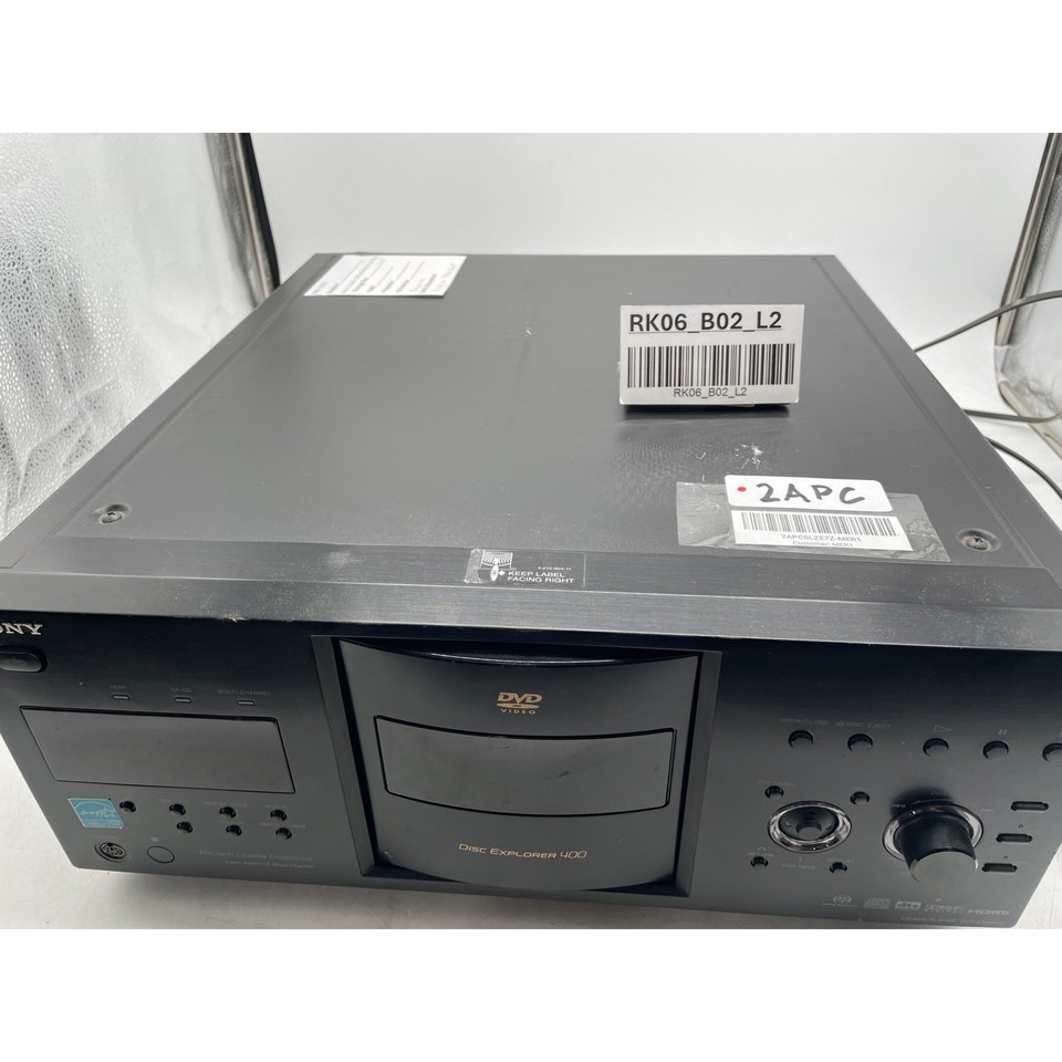 Sony DVP-CX995V Disc Explorer 400 CD/DVD Player Changer Black | eBay