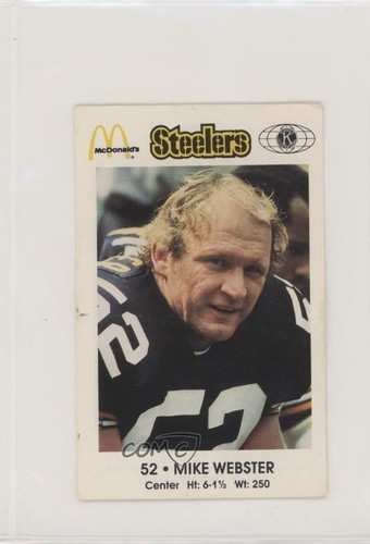 1984 McDonald's Pittsburgh Steelers Police Mike Webster #52 HOF | eBay