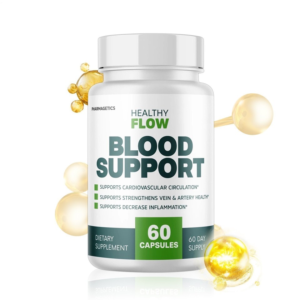 2Pack Healthy Flow Blood Support, Cardiovascular Circulation 120 ...