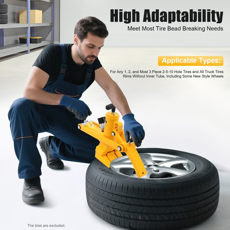 Bead Breaker 10,000 PSI Air Hydraulic Bead Breaker Portable Tire Tool ...