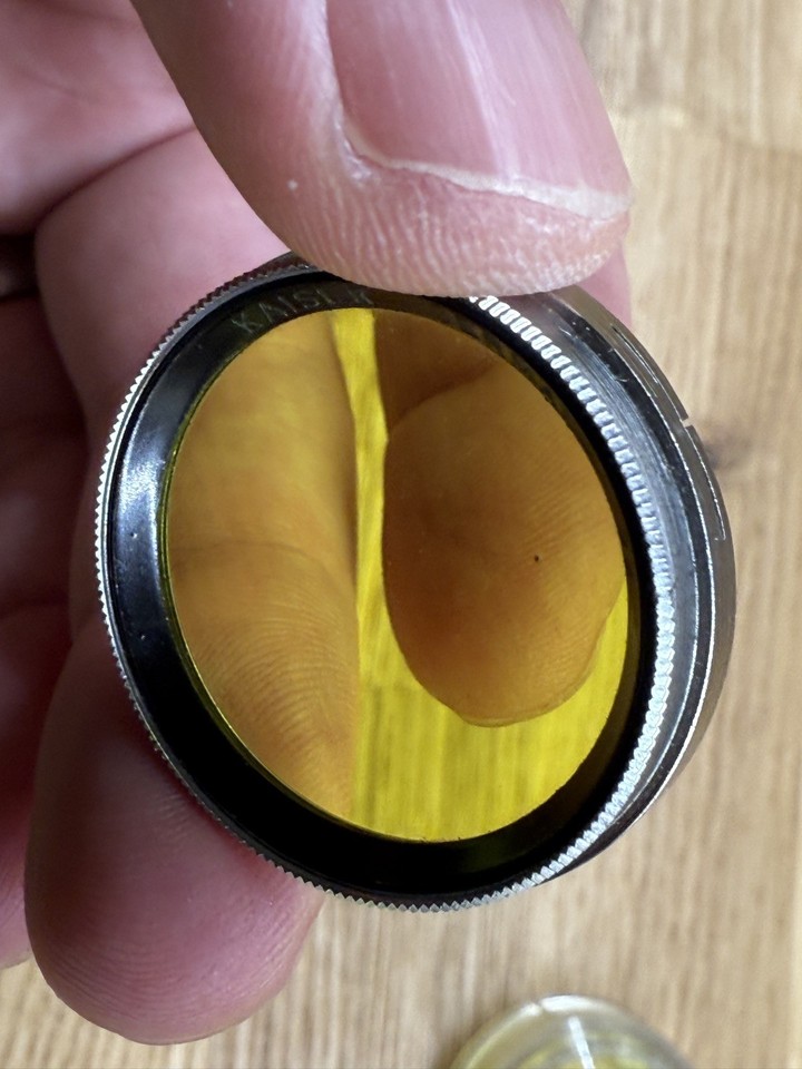Ø32mm Actina Yellow Push-On/Drop-In Camera Lens Filter Cased + Extra ...
