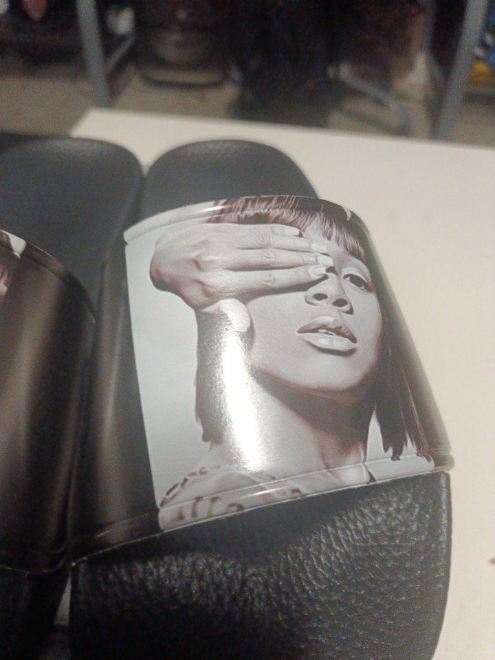 Cross Colours "Left Eye" Legacy Slides Women Size 6 Black NIB | eBay