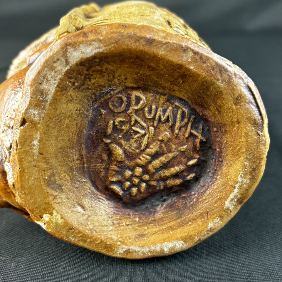 Vintage 1971 Jim Rumph W.C. Fields Studio Pottery Mug/Tankard/Vase ...