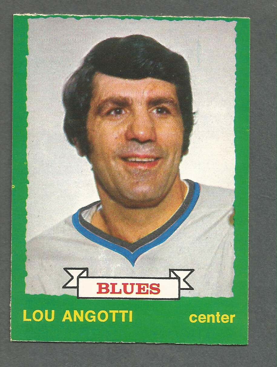 1973-74 OPC Hockey Lou Angotti #224 St Louis Blues NM/MT * Light Back ...