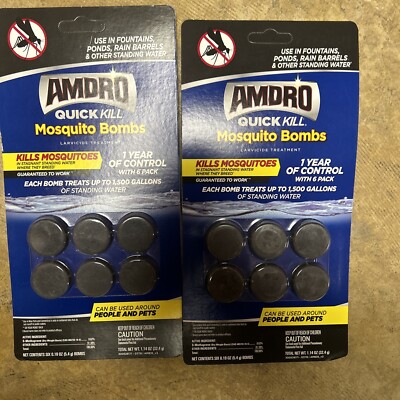 AMDRO (100530552) Mosquito Bombs - Pack of 6 813576004385 | eBay