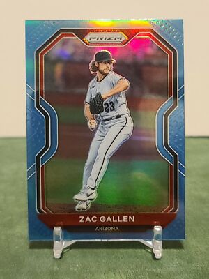 2021 Panini Prizm Carolina Blue Prizm Zac Gallen #65 Diamondbacks | eBay