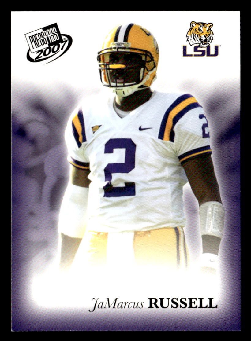JaMarcus Russell 2007 Press Pass Wal-Mart Card #WM-2 LSU Tigers | eBay