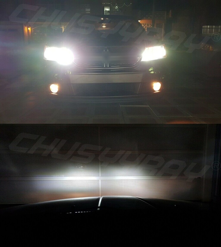 1000K 9012 HIR2 LED Headlight Bulbs Kit High Low Beam Super Bright ...
