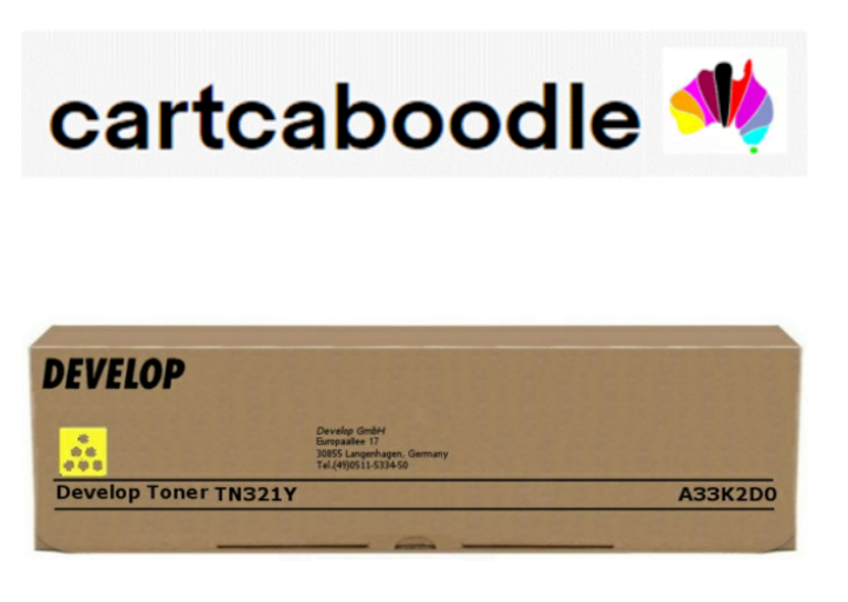 GENUINE DEVELOP TN321 YELLOW Toner Cartridge - for INEO+ 224 284 364 ...