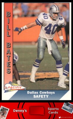 1991 Pacific #94b Bill Bates Dallas Cowboys Football Card | eBay