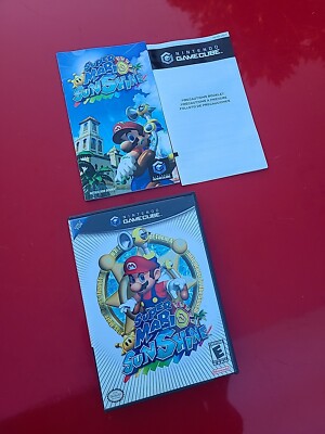 Super Mario Sunshine (Nintendo GameCube, 2002, NTSC U/C) - Disc / Case ...
