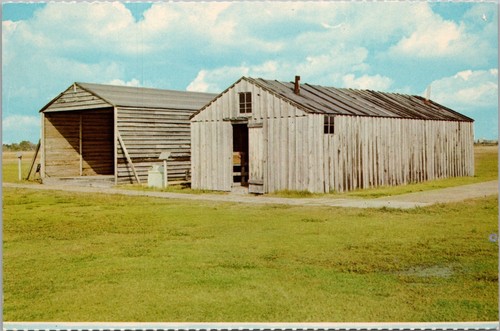 Reconstructed Camp Building Kill Devil Hills NC Postcard PC522 | eBay