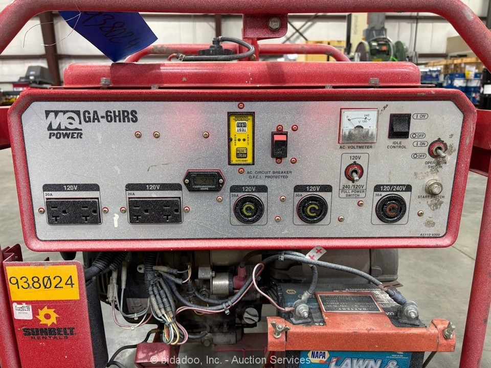 2016 Multiquip GA6HRS Portable 6kw Electric Generator Genset Honda ...
