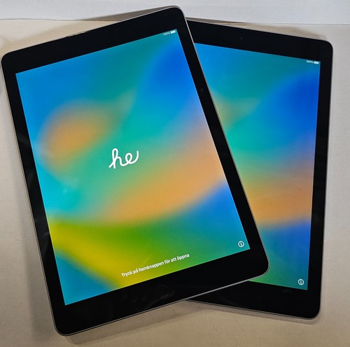 2 Units - Apple iPad 5th Gen. 128GB, Wi-Fi, 9.7in - Space Gray | eBay