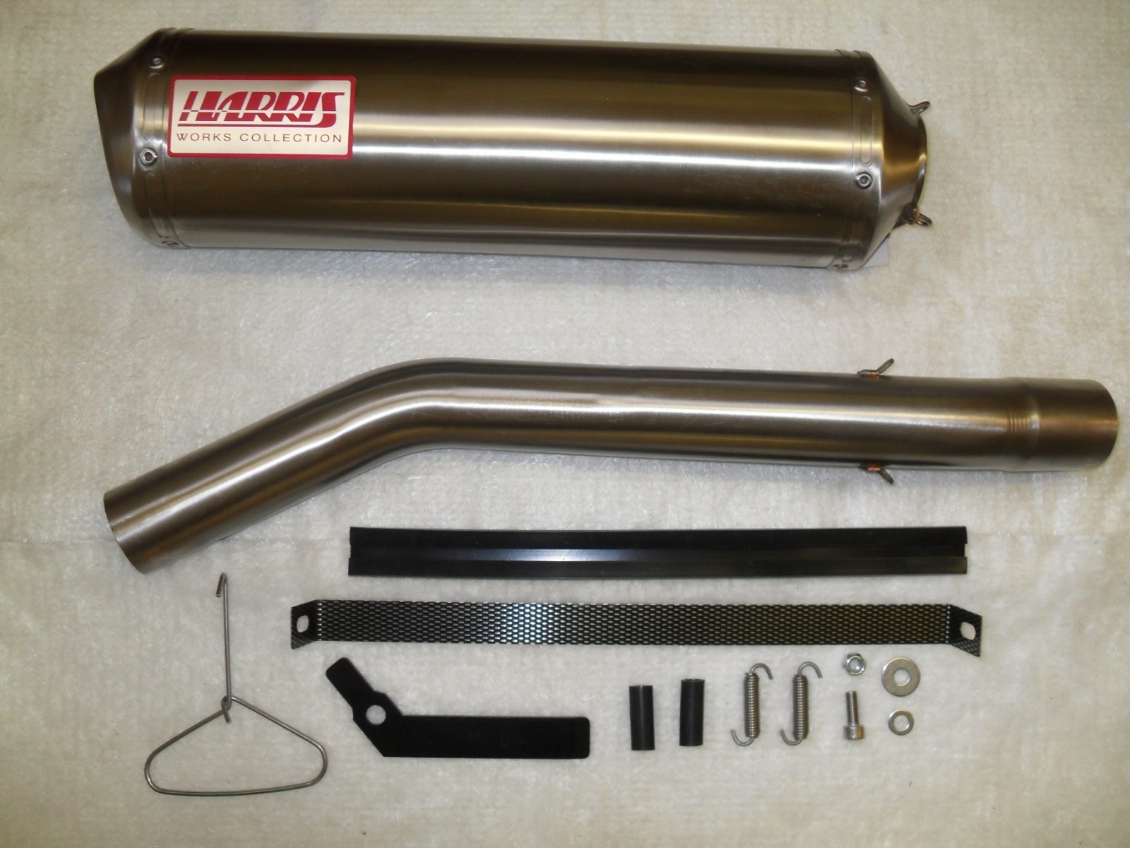 SUZUKI GSF1200 BANDIT - S EXHAUST HARRIS WORKS SLIP ON ROAD LEGAL 2005/ ...