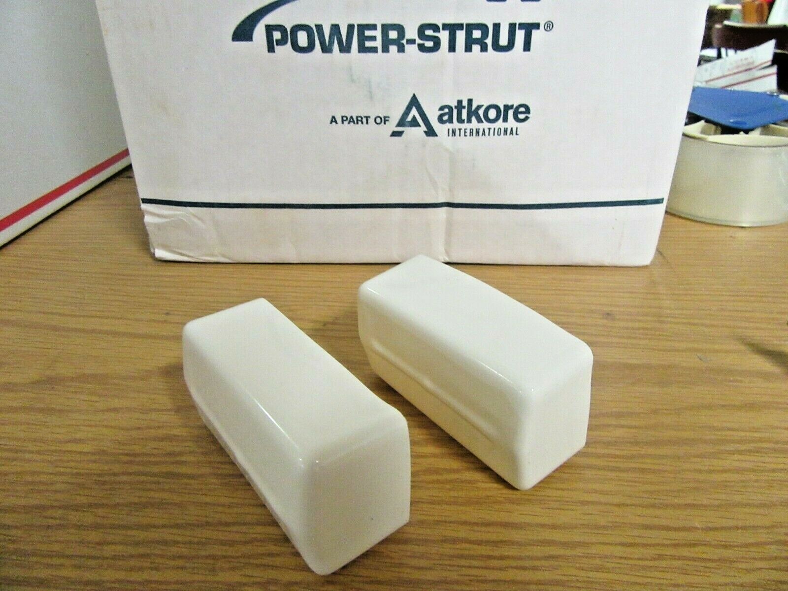 (Case of 50) Power-Strut PS-6153-1 White Safety End Caps For PS100 NEW ...