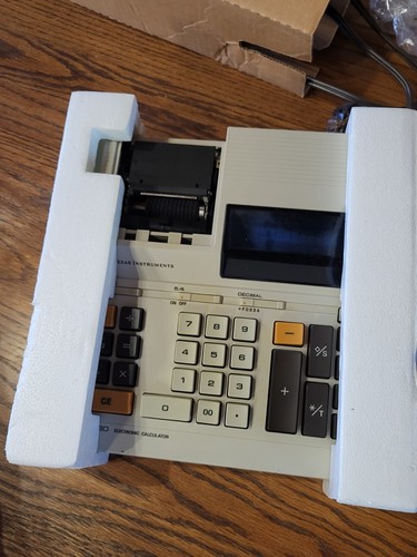 Texas Instruments Printing Calculator Ti-5130 Adding Machine Printer ...