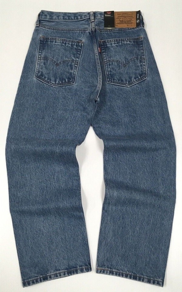 Levi's Levis Big E Vintage Washed Retro Baggy Rugged Strong Work Jeans ...