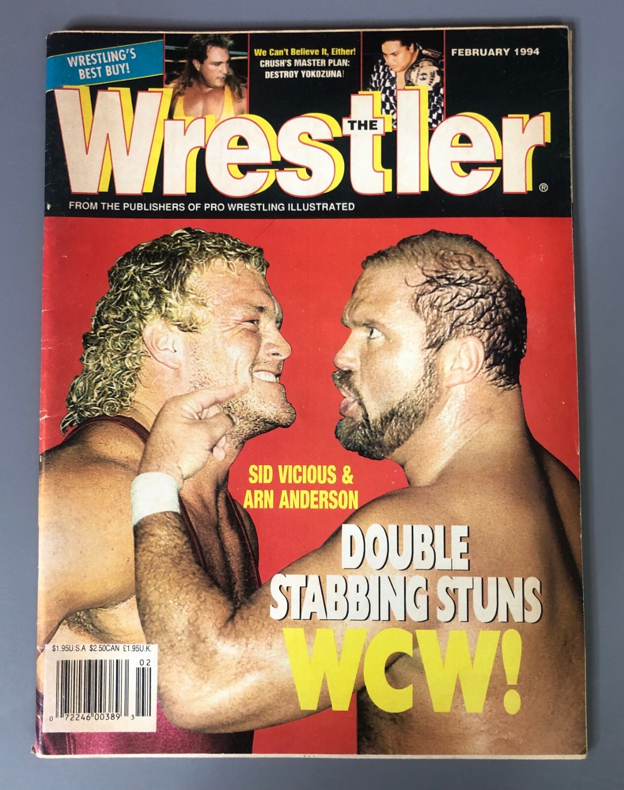 The Wrestler Magazine 1994 Wrestling Sid Vicious Arn Anderson WWF NWA ...