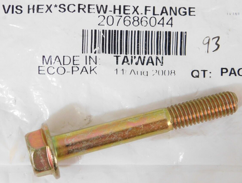 1 NEW Genuine Can-Am Bombardier BRP DIN .6921 Hex Flange Screw M8x60 ...