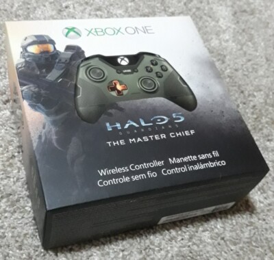Halo 5 Limited Edition Master Chief wireless CONTROLLER, Xbox One ...
