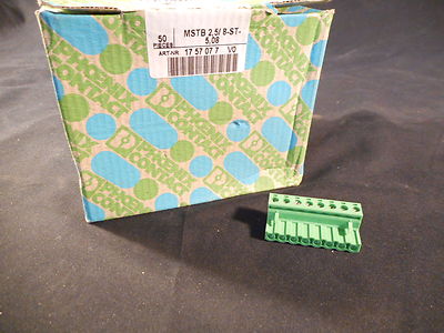 PHOENIX CONTACT 1757077 MSTB 2.5/8-ST-5.08 combicon plug (NIB) | eBay