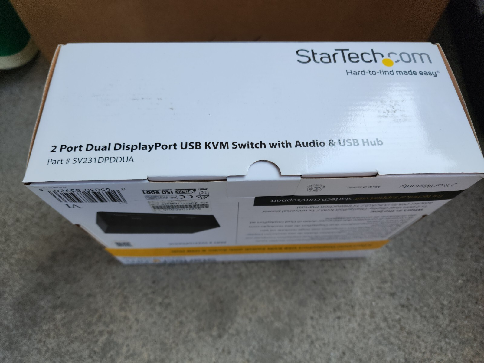 StarTech.com (SV231DPDDUA) 2-Ports External KVM / audio switch USB for ...