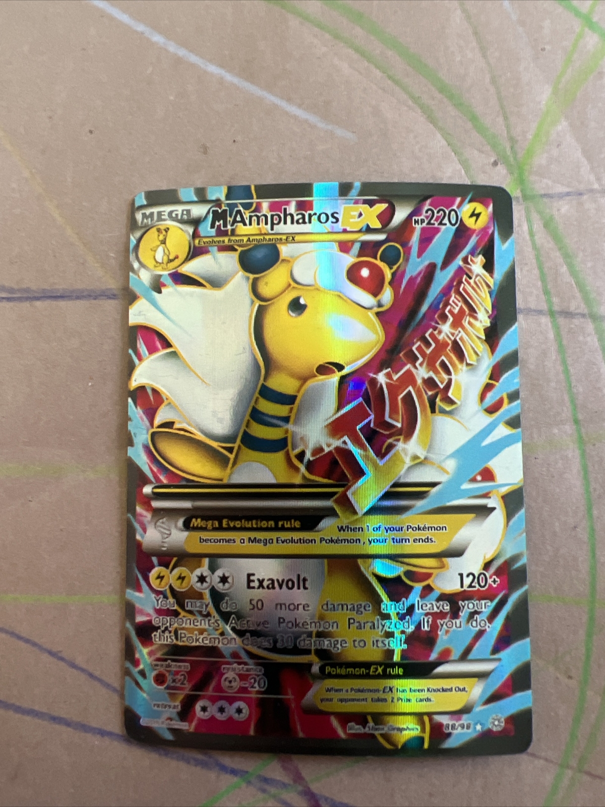 Mega Ampharos Card