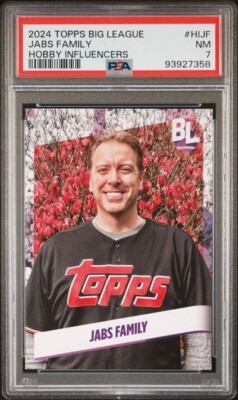 2024 Topps Big League Hobby Influencer Short Print #HIJF Jabs Family ...