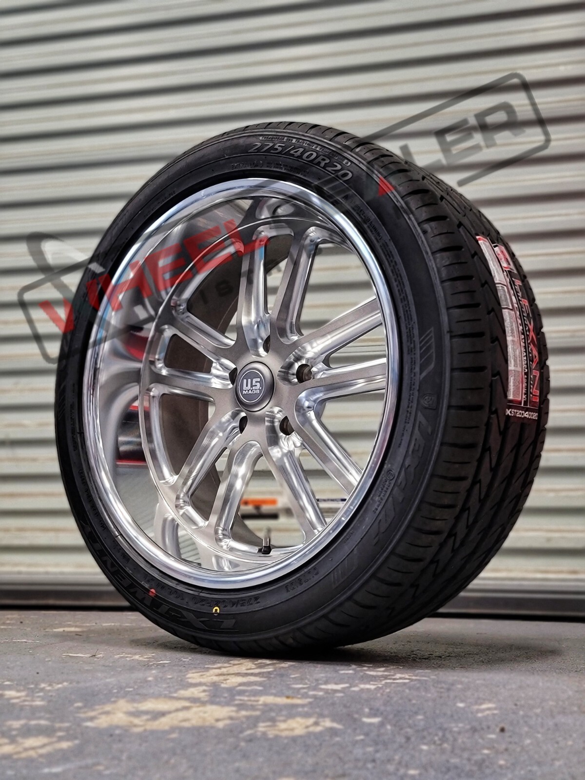 20 INCH US MAGS U130 BULLET WHEELS RIMS w/TIRES UNMOUNTED C10 ...