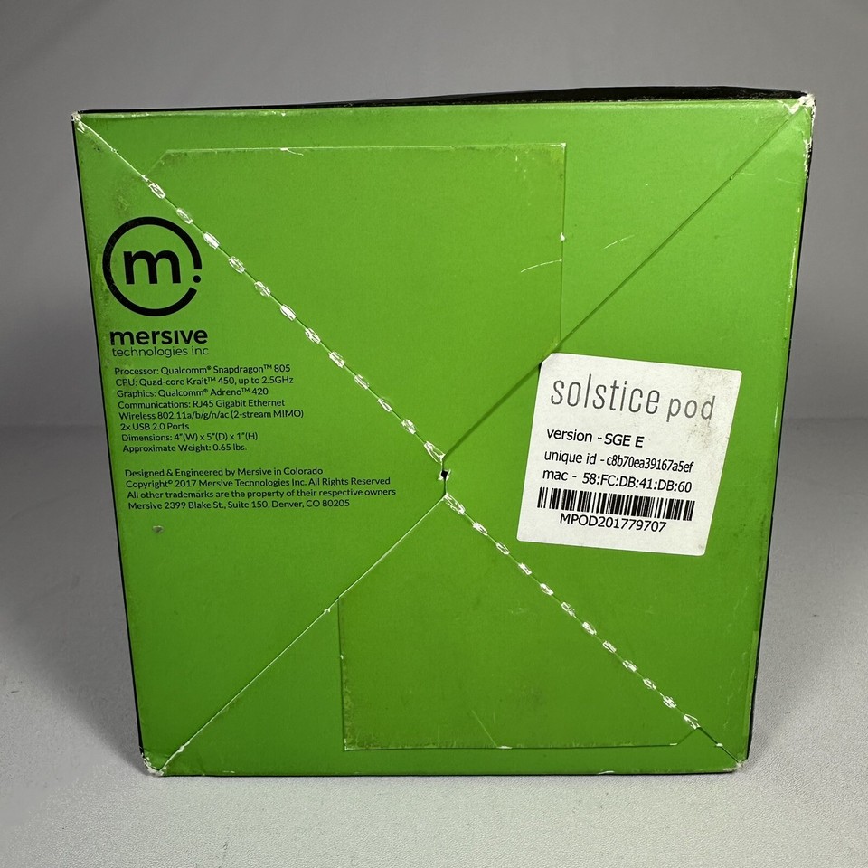 Solstice Pod wireless System SP-700x HIGH SP HDMI - With Box And Extras ...