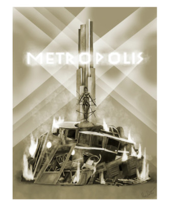 Metropolis Maschinenmensch Machine Human Movie Film Poster Print Art ...